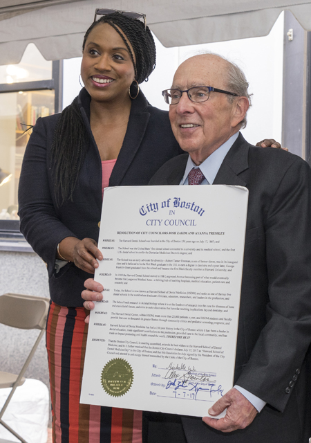City Officials Declare “Harvard School of Dental Medicine Day” in ...
